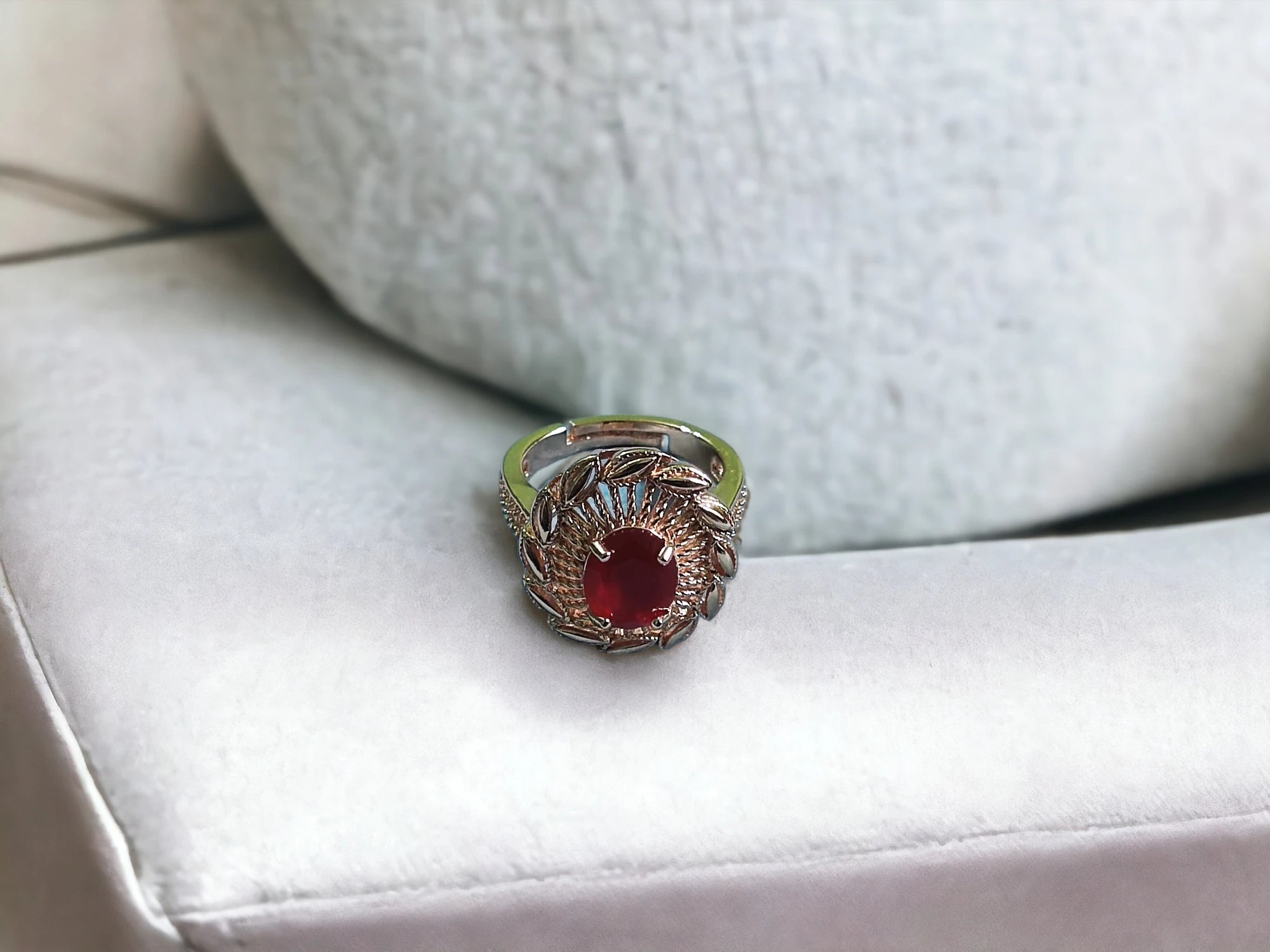 Ruby Radiance Ring - Zewar.pk